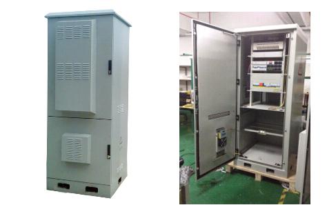 IP55 Outdoor Telecom Enclosure, Power Supply Cabinet, with Battery ...