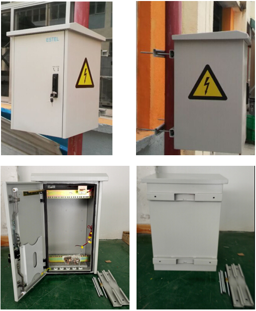 DDTE002B: Double Wall Galvanized steel Pole Mounted Outdoor Telecom ...