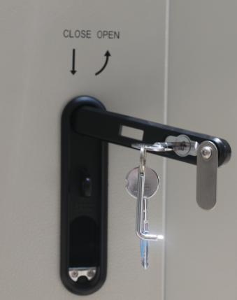 Anti-Theft Three Point Lock BTS Outdoor Telecom Cabinet Low Power ...