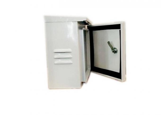 Mini Metal Box / Single Wall Galvanized Steel Pole Mount Cabinet