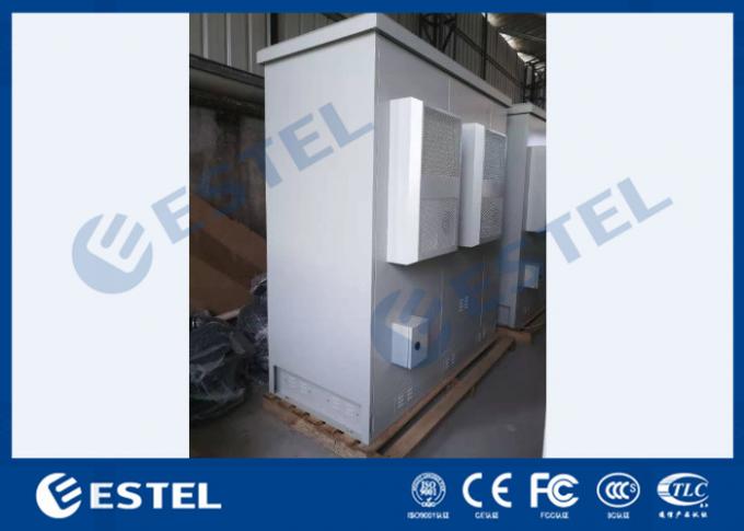 2 Compartments Rack Mounted Outdoor Base Station / IP55 Outdoor ...
