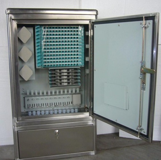 Stainless Steel Fiber Optical Cross Connection Cabinet