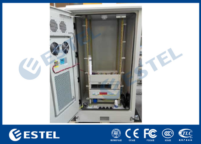 IP55 Heat Exchanger Cooling System Outdoor Equipment Cabinet Including ...