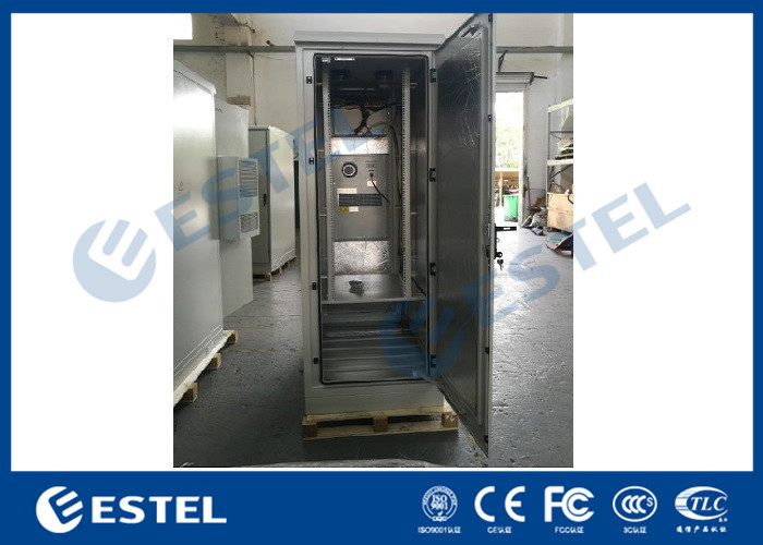 One Compartment Outdoor Telecom Cabinet Galvanized Steel With Anti ...