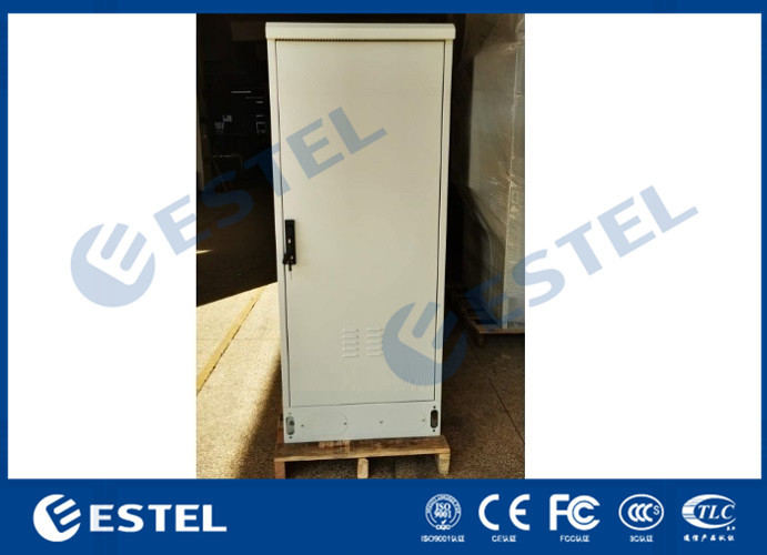 IP55 Waterproof Galvanized Steel Outdoor Telecom Cabinet One Front Door