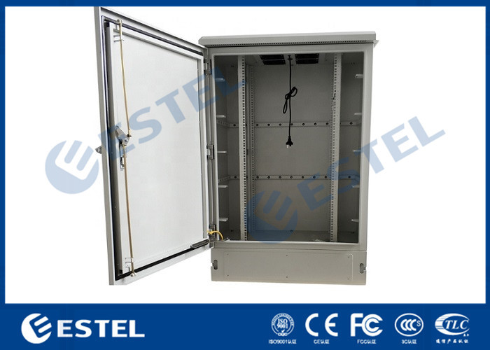 IP55 Waterproof Galvanized Steel Outdoor Telecom Cabinet One Front Door